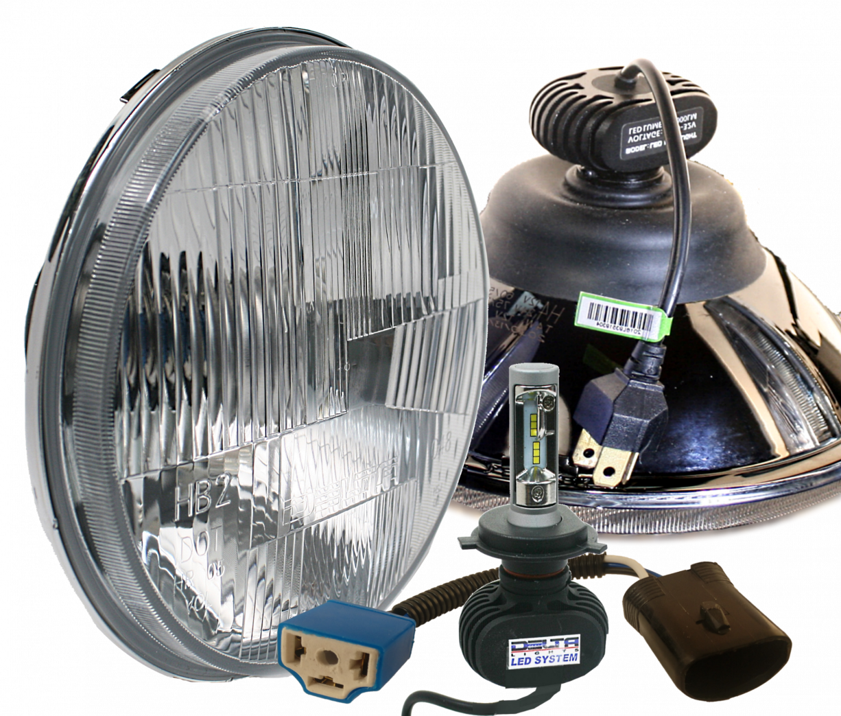 AUTO LENS DEFROST LED HEADLIGHT KIT FOR HUMMER H2 SUT (9007)