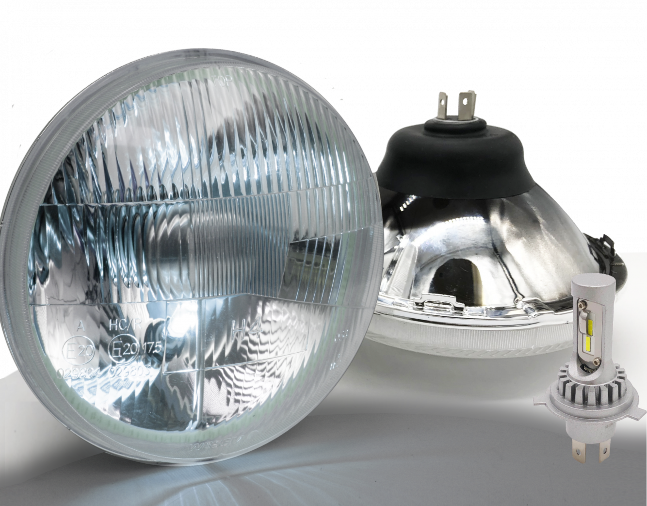 Classic 7 inch LED Headlight Kit with Blinkers